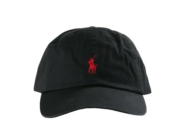Ralph Lauren Classic Sport Cap - Black/red