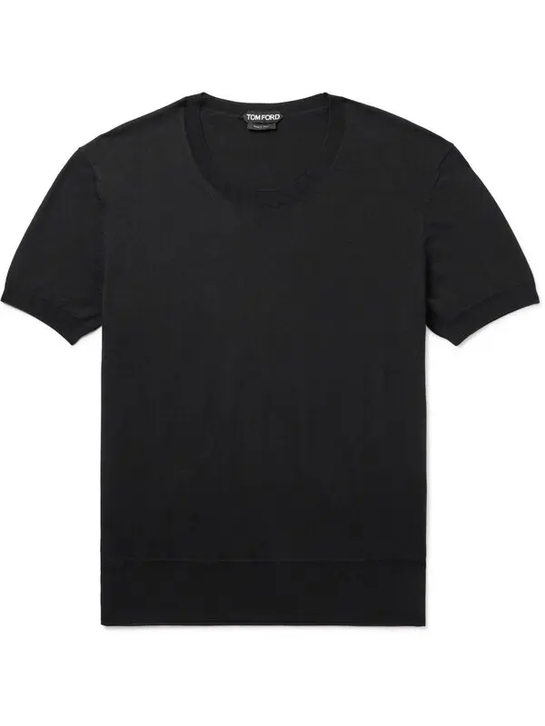 TOM FORD Cotton T-shirt - Black