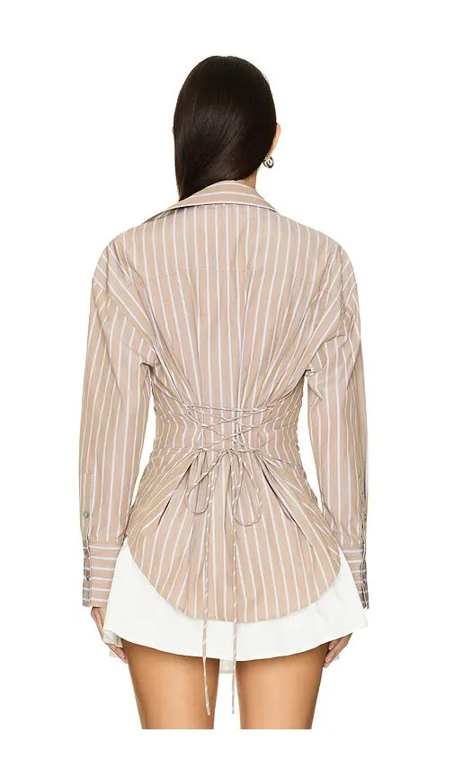 NIA Jules Shirt - Taupe