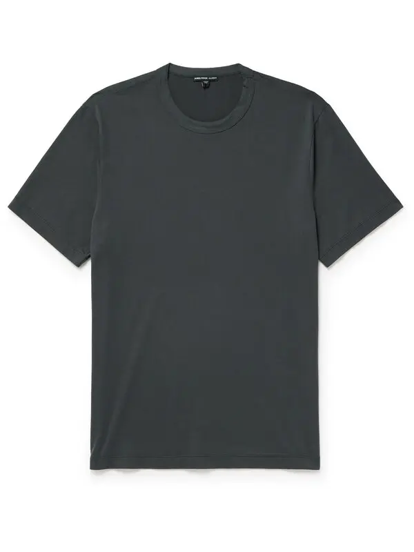 JAMES PERSE Luxe Cotton-jersey T-shirt - Gray