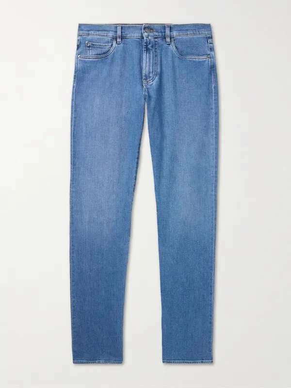 Zegna Slim-fit Jeans - Blue