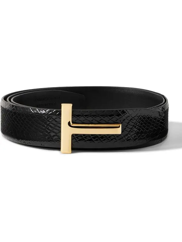 Men's Black Tom Ford Belts Editorialist
