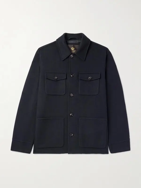 Loro Piana Devis Storm System® Cashmere Overshirt