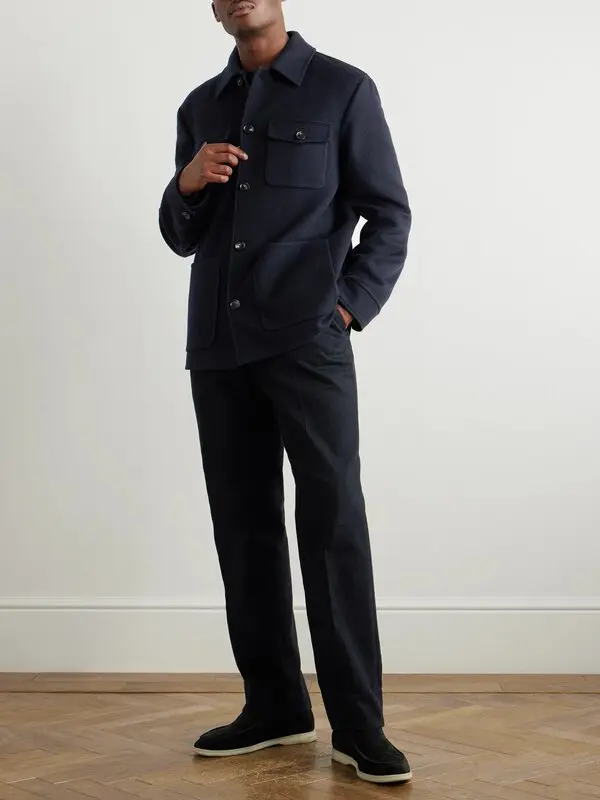 Loro Piana Devis Storm System® Cashmere Overshirt