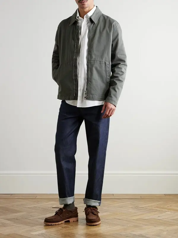 Sunspel Button-down Collar Cotton Oxford Shirt - White