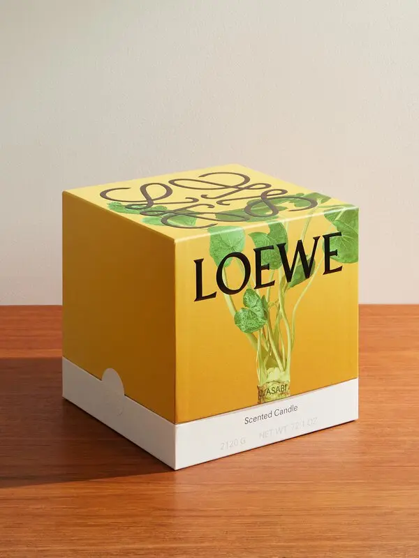 LOEWE PERFUMES Wasabi Large Scented Candle, 2120g - Yellow