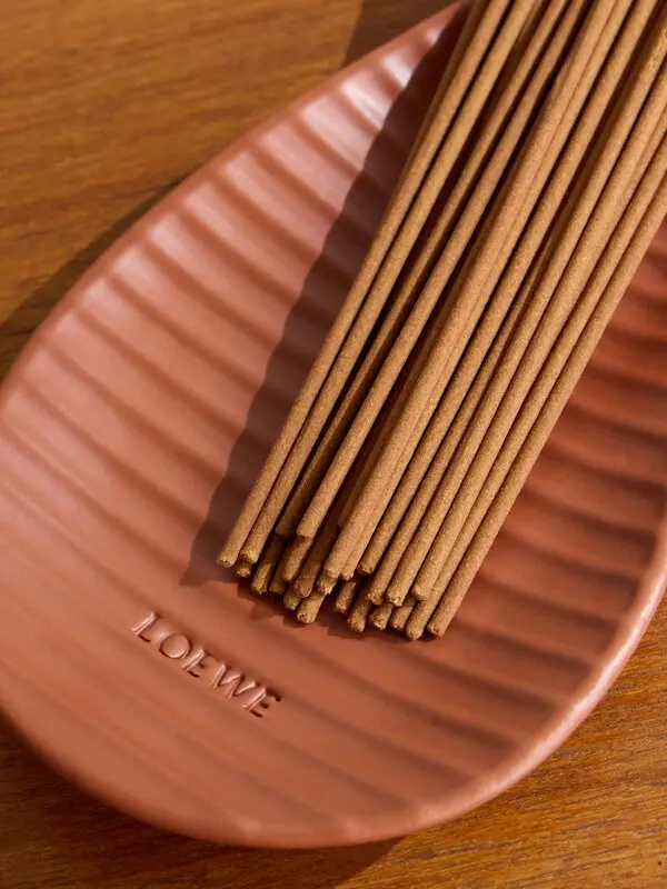 LOEWE PERFUMES Tomato Leaves Ceramic And Bamboo Incense Set