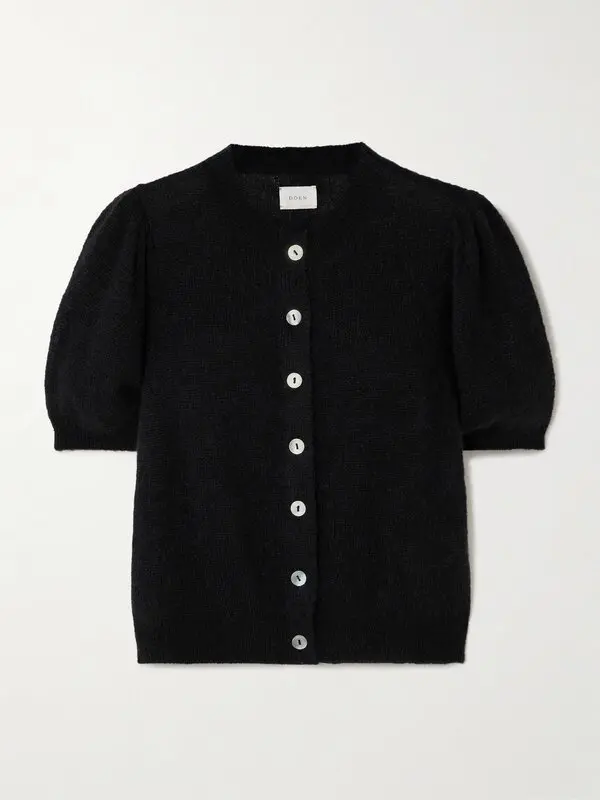 DÔEN Anisa Alpaca-blend Cardigan - Black