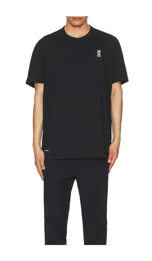 On Train-t" Lightweight Jersey T-shirt - Black