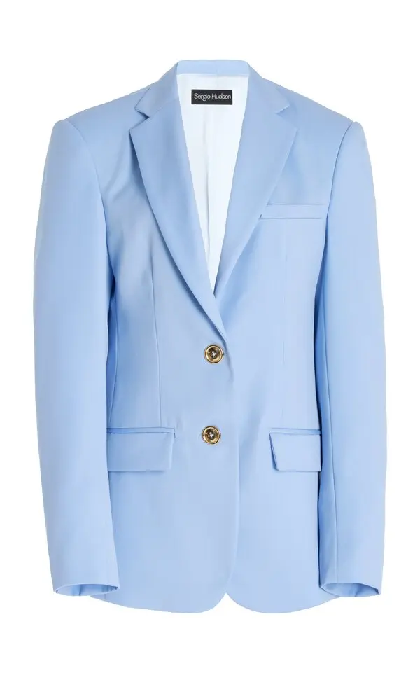 SERGIO HUDSON Single-breasted Wool Blazer