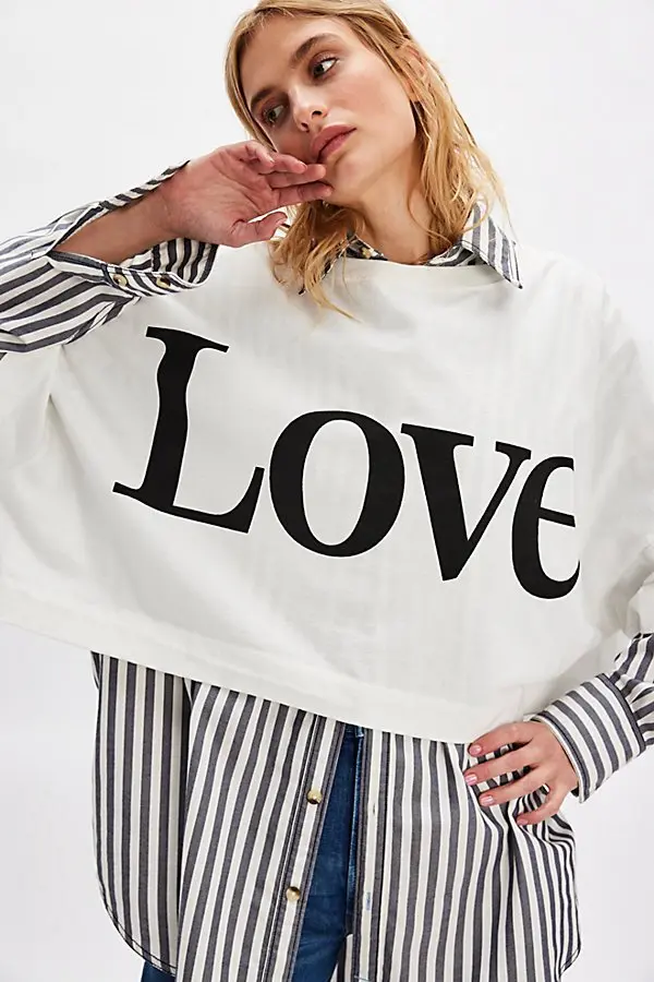 RAGABOND East West Love Tee - White