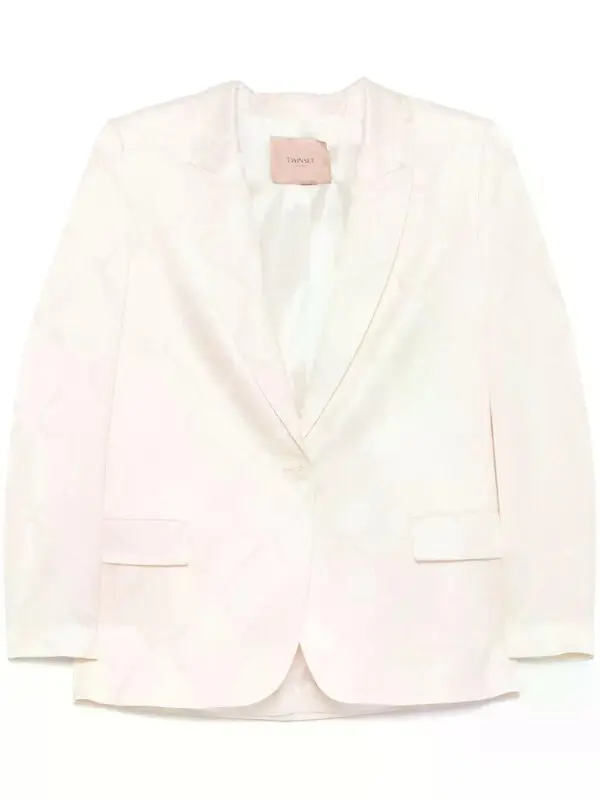 TWINSET T-jacquard Oval Blazer