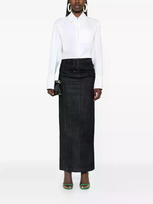 Jacquemus Le Jupe De-nimes Maxi Skirt - Blue