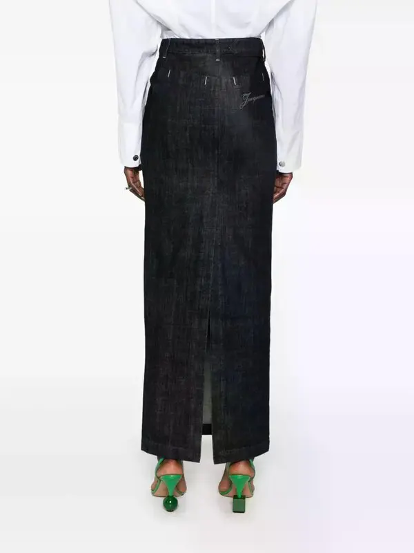 Jacquemus Le Jupe De-nimes Maxi Skirt - Blue