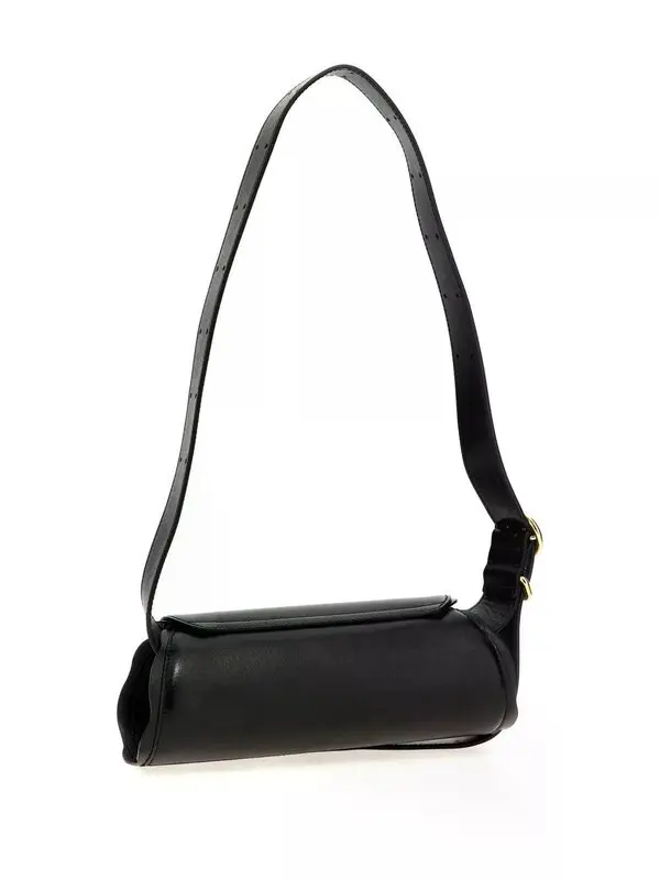JIL SANDER Cannolo Shoulder Bag - Black