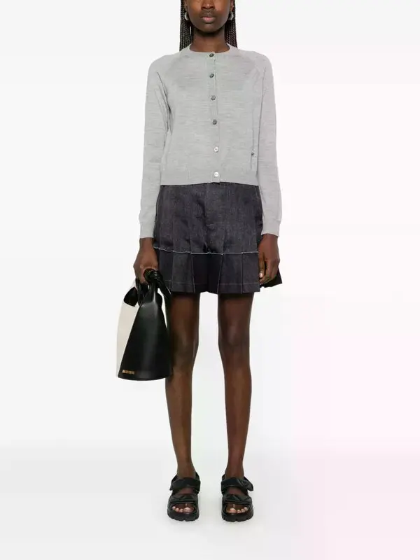 Moschino Crew-neck Cardigan - Grey