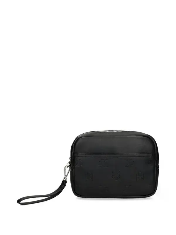 Calvin Klein Debossed Logo Clutch - Black