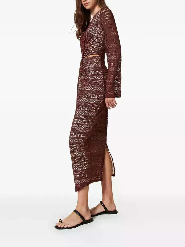 TWINSET Pointelle-knit Dress