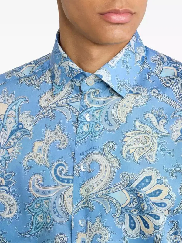Etro Maxi Flower Paisley Shirt