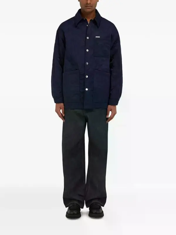 FERRAGAMO Quilted Jacket - Blue