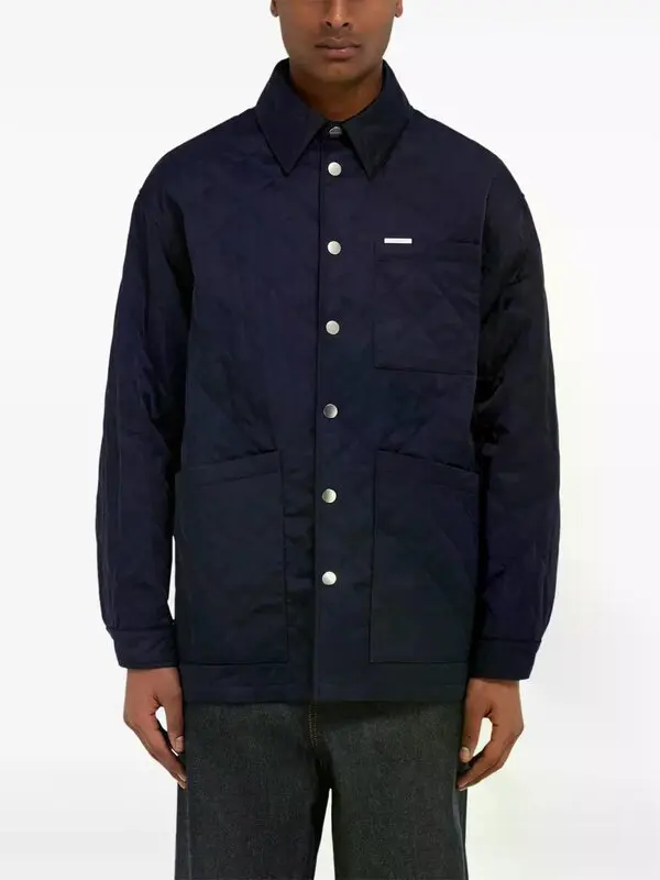 FERRAGAMO Quilted Jacket - Blue
