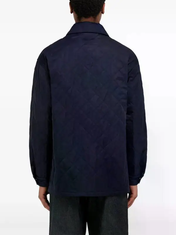 FERRAGAMO Quilted Jacket - Blue