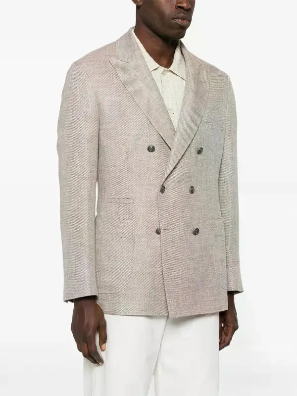 Brunello Cucinelli Mélange-effect Blazer