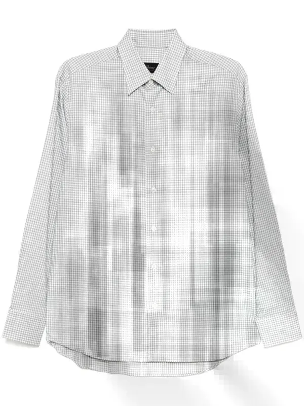 Brioni Checked Shirt - Green