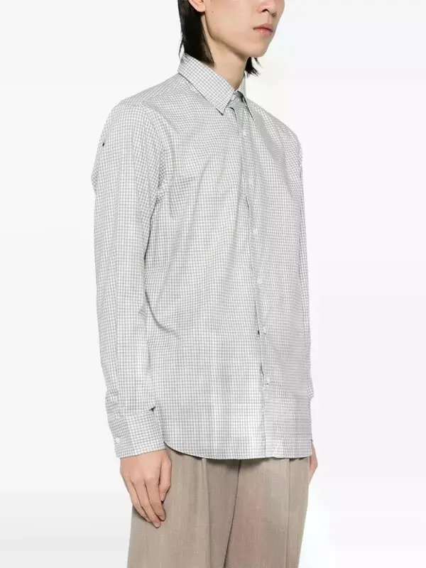 Brioni Checked Shirt - Green