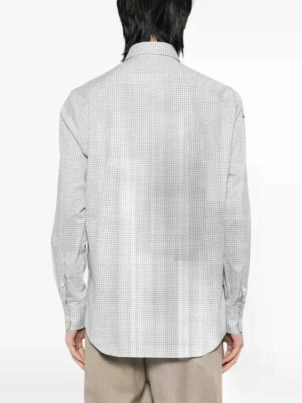 Brioni Checked Shirt - Green