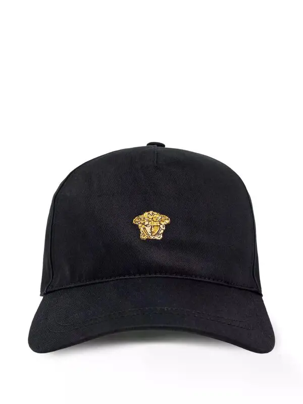 Versace Medusa Embroidered Baseball Cap - Black