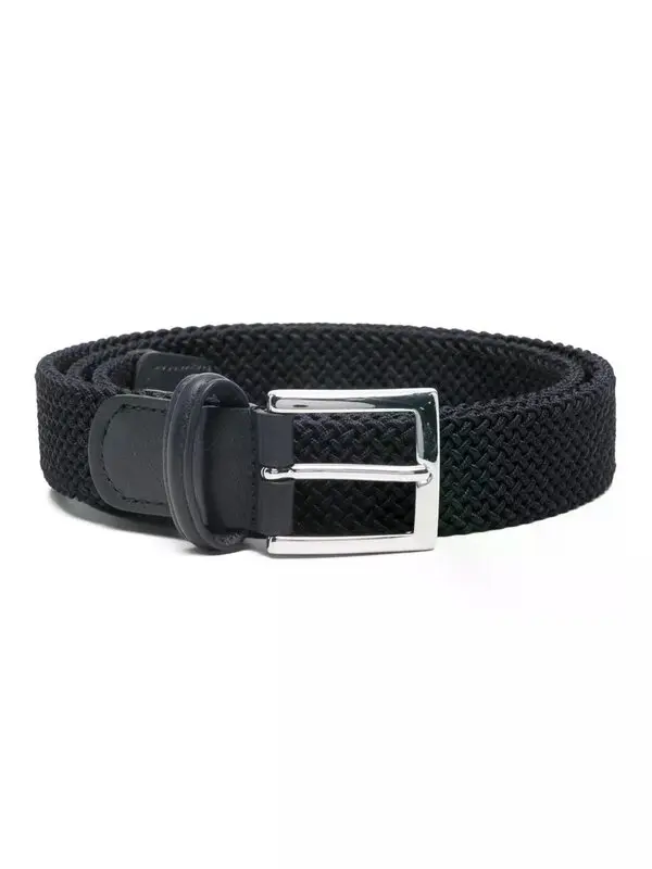 Kiton Woven Belt - Blue