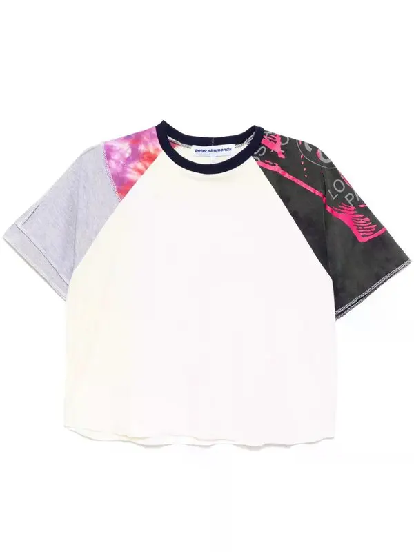 STAIN SHADE Panelled T-shirt