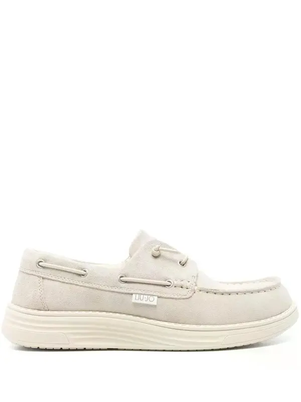 Liu Jo Suede Boat Shoes - Neutrals