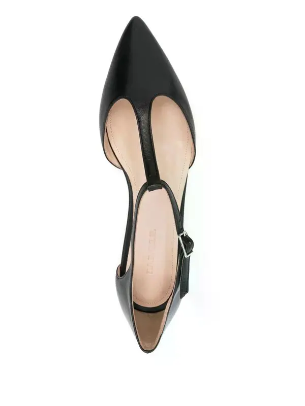 P.a.r.o.s.h Leather Ballet Flats - Black