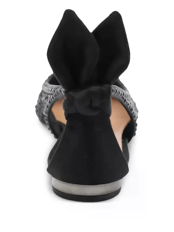 AQUAZZURA Bow Tie Ballerinas