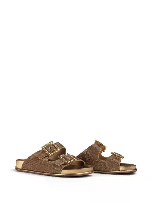 LE SILLA Poolside Slides - Gold