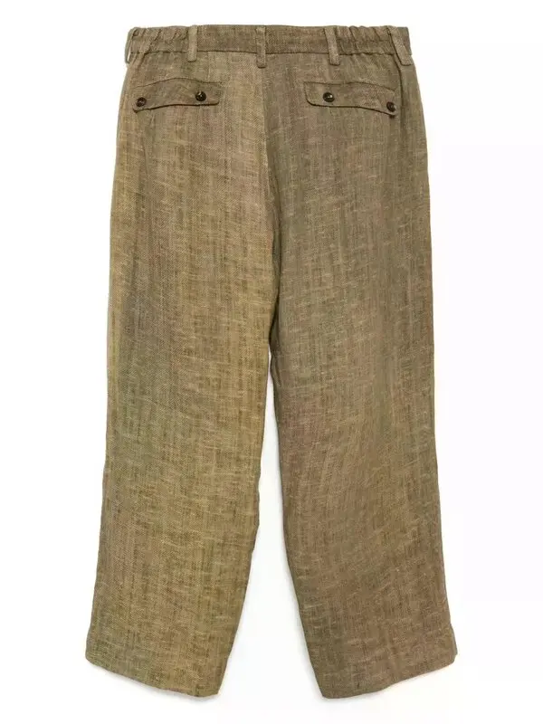 ZIGGY CHEN Linen Trousers