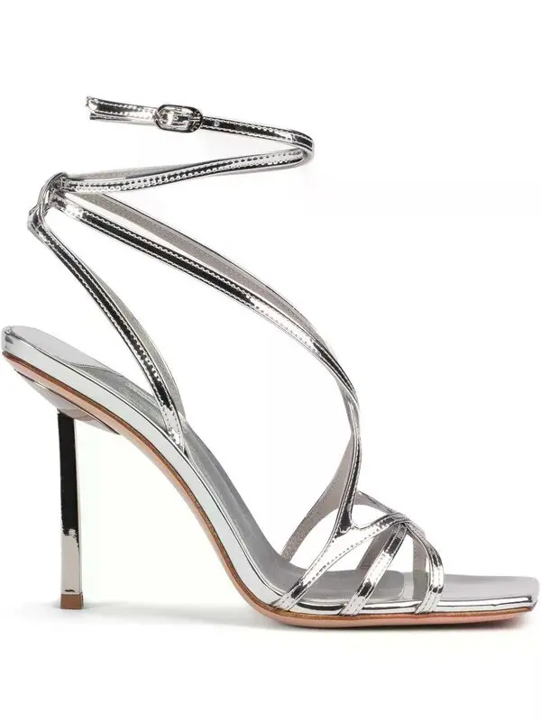 LE SILLA 95mm Belen Sandals - Silver