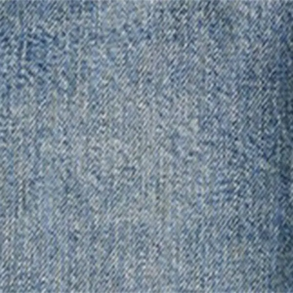 Miu Miu Denim Mini Skirt With Poplin Hem - Turquoise