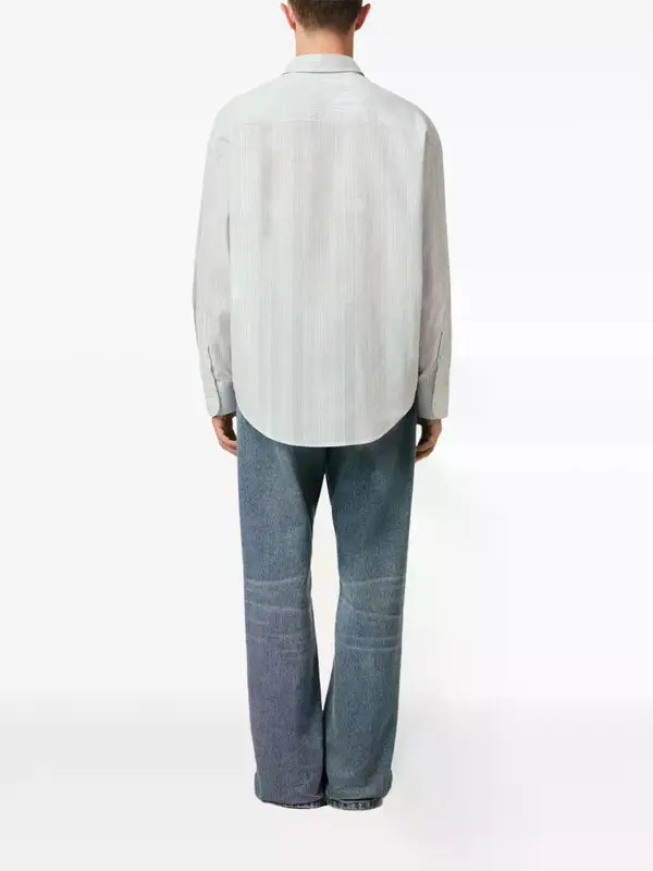 Ami De Coeur-embroidered Shirt - Blue