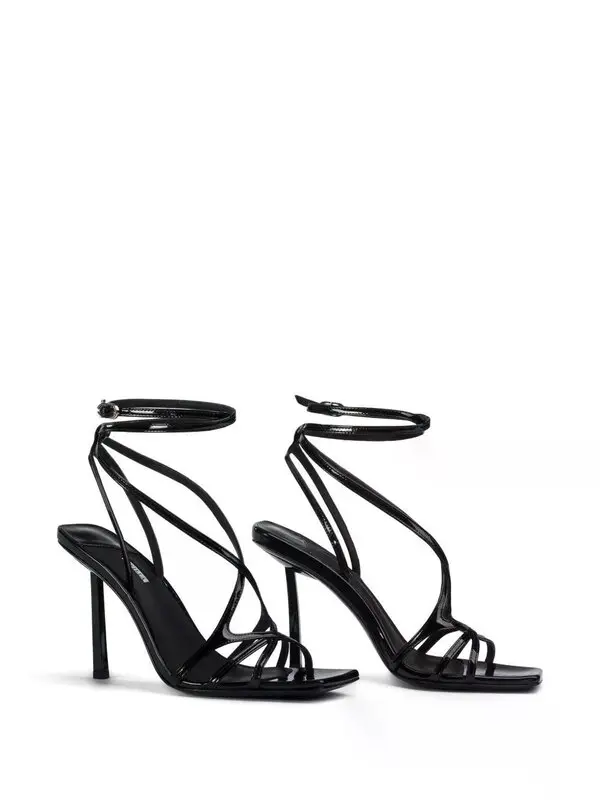 LE SILLA 95mm Belen Sandals - Black