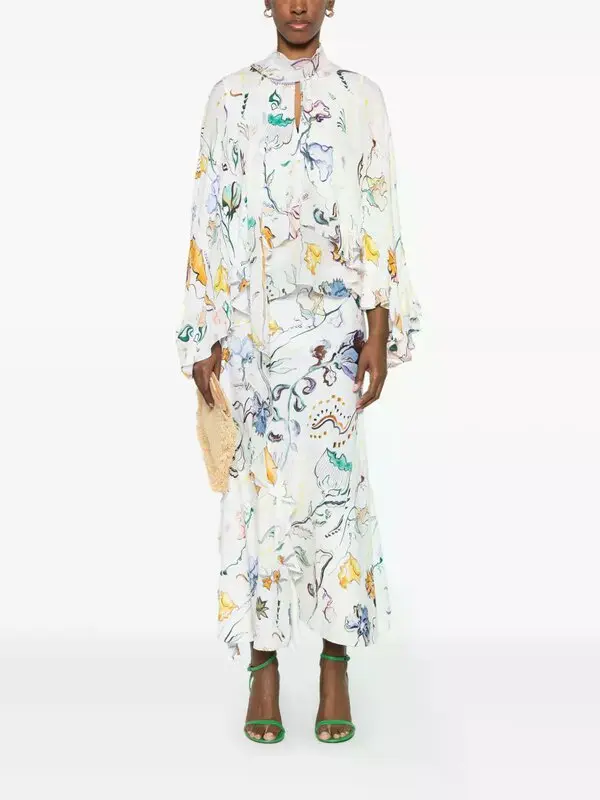 Dorothee Schumacher Printed Maxi Skirt