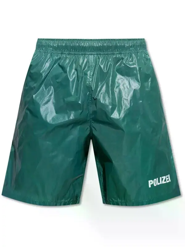 Vetements Polizei Swim Shorts - Green