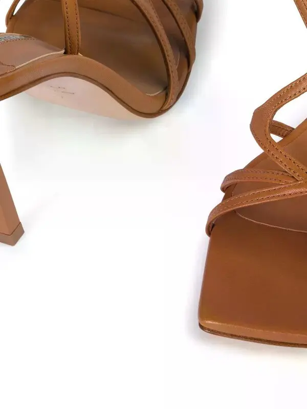 LE SILLA 95mm Belen Sandals - Brown