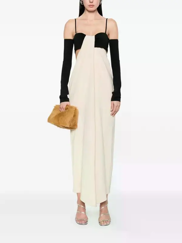 Nanushka Bandeau Draped Maxi Dress