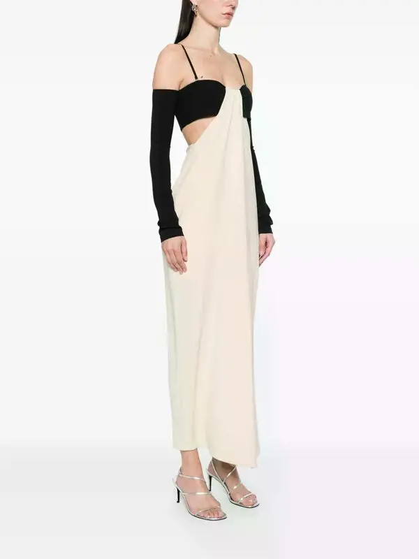 Nanushka Bandeau Draped Maxi Dress