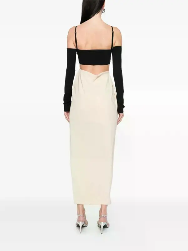 Nanushka Bandeau Draped Maxi Dress