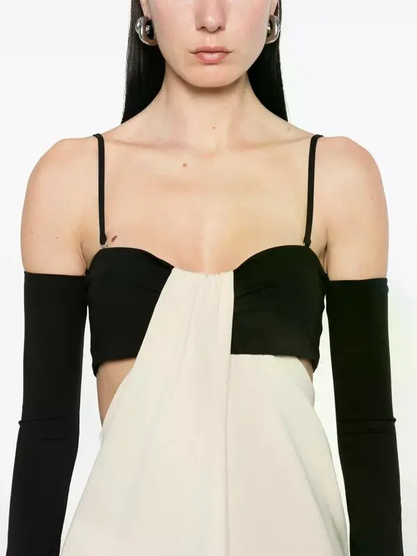 Nanushka Bandeau Draped Maxi Dress
