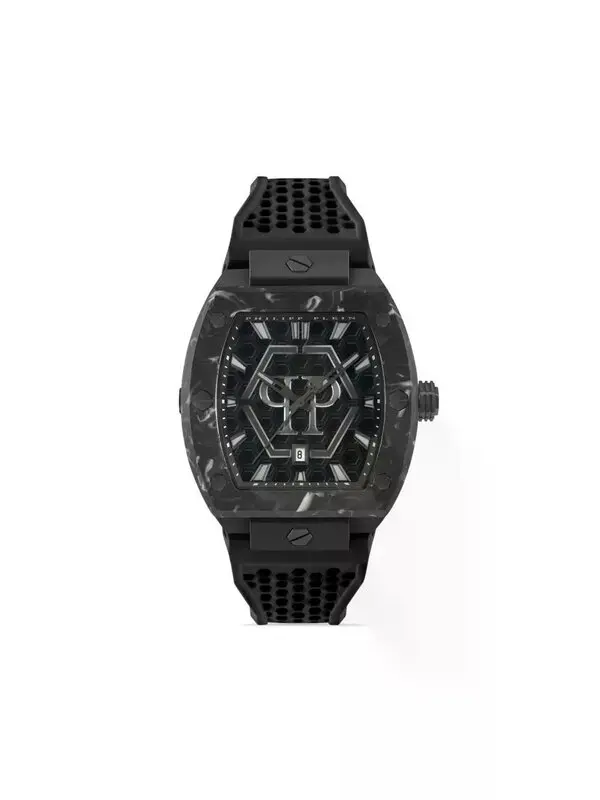 Philipp Plein 44mm The Hexagon Phantom Watch - Black